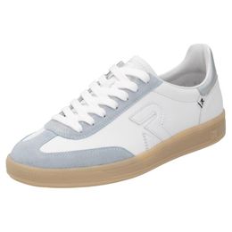 RIEKER SPORT Sneaker »San Diego Swing2GO«, Retro-Sneaker, Freizeitschuh, Halbschuh mit herausnehmbarem Fußbett weiß-hellblau 39 39 Sneaker im...