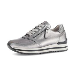 Gabor Damen Keilsneaker &raquo;TURIN&laquo; in Komfortweite H (= sehr weit) silber 40
