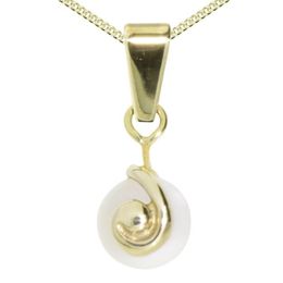 OSTSEE-SCHMUCK Kette mit Anhänger »Kette mit Anhänger Itte Kette mit Anhänger Itte« 42cm Schöner Anhänger aus Gold 333/000