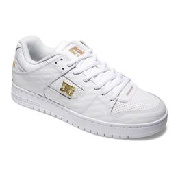 DC Shoes Sneaker »Manteca Se« White/Gold 11,5(45) 11,5(45) Obermaterial aus Spezialleder, Nubukleder,...