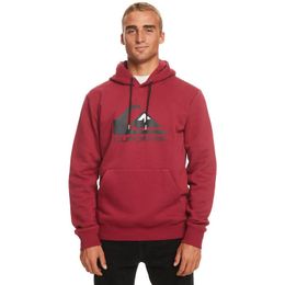 Quiksilver Hoodie &raquo;Big Logo&laquo; Tibetan Red L L Stoff: Baumwoll-Polyester-Mischgewebe [280...
