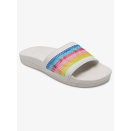 Roxy Sandale »Slippy LX« White/Rainbow 8,5(39) 8,5(39) Obermaterial: Wasserfreundliches,...