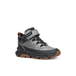 Geox Winterboots »J FLEXYPER PLUS BOY ABX« Sneaker mit Spezial Membrane, Größenschablone zum Download grau-schwarz 35 35 Modischer High Top Sneaker...