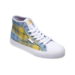 DC Shoes Sneaker »Manual« White/Plaid 9(40,5) 9(40,5) Design mit Spezial-Canvasobermaterial