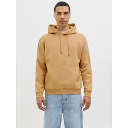 Jack & Jones JACK & JONES Kapuzensweatshirt »JJEBRADLEY SWEAT HOOD NOOS« mit Känguru Tasche Curry S S Herren-Sweatshirt von Jack & Jones