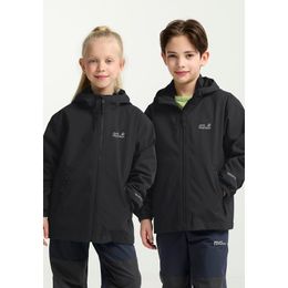 Jack Wolfskin 3-in-1-Funktionsjacke »HYBRID 3IN1 JACKET K« mit Kapuze black 92 92 3-in-1-Jacke
