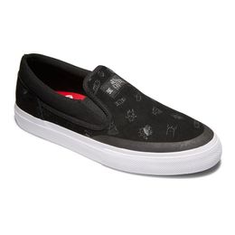DC Shoes Sneaker »Manual Slip« Black/Black/Orange 7(39) 7(39) Obermaterial aus Canvas