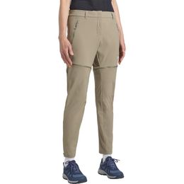 Jack Wolfskin Zip-away-Hose »HIKEOUT ZIP AWAY PANTS W« stone 36 36 Leichte Trekkinghose mit abzippbaren Beinen