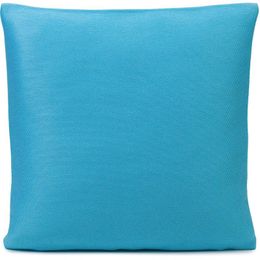 G&ouml;zze Kissenh&uuml;lle &raquo;Rhodos&laquo; blau Polyester, Obermaterial: 65% Polyacryl, 35% Polypropylen