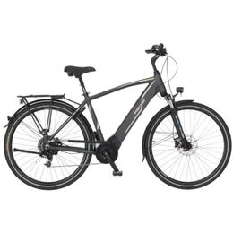 FISCHER BIKE FISCHER FAHRRAD &raquo;VIATOR 5.0i Herren 504&laquo; 10 Gang Kettenschaltung Mittelmotor Pedelec, Elektrofahrrad f&uuml;r Herren schiefergrau matt