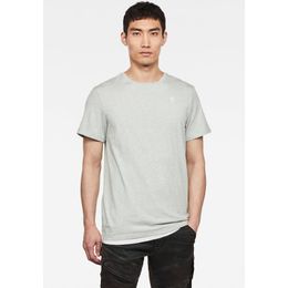 G-Star Raw G-STAR T-Shirt »Base-S T-Shirt« jadeite htr XXL (60/62) XXL (60/62) Feingestrickter Jersey aus Bio-Baumwolle