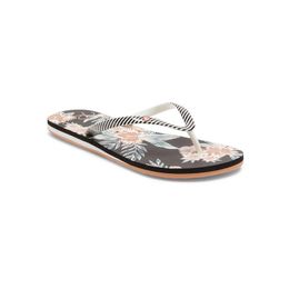 Roxy Sandale »Portofino Iii« White/Black/Flower 11(42) 11(42) Stoff: PVC-freie Materialien