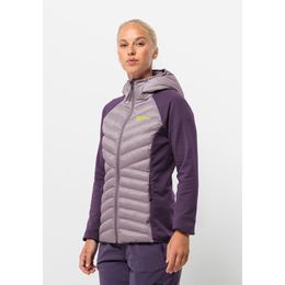 Jack Wolfskin Hybridjacke &raquo;ROUTEBURN PRO HYBRID W&laquo; mit Kapuze wild-blossom XL (46) XL (46) Warme PRIMALOFT-F&uuml;llung