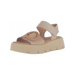 Gabor Keilsandalette »Sandalen Leder« Caramel 41 41 Verschluss: Klettverschluss