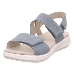Legero Sandale »ELLA«, Sommerschuh, Sandalette, Klettschuh, mit Klettverschlüssen hellblau 39 39 Sandale mit nachhaltiger Sohle