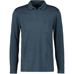 Ragman Poloshirt Dunkelgrün-357 XL XL Reissverschluss