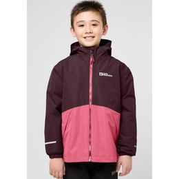 Jack Wolfskin 3-in-1-Funktionsjacke &raquo;ICELAND 3IN1 JACKET K&laquo; mit Kapuze boysenberry-pink 152 152 3in1-Jacke
