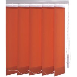 Liedeco Lamellenvorhang &raquo;Vertikalanlage 89 mm&laquo; mit Bohren rot 180 cm