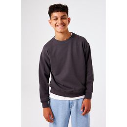 Garcia Jungen Sweater, mit Rippb&uuml;ndchen grau 128/134