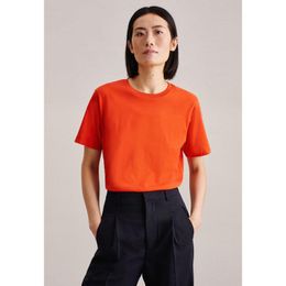 Seidensticker T-Shirt &raquo;Schwarze Rose&laquo; 1/2 Rundhals Uni orange XS XS Passform: Regular