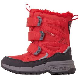 Kappa Winterboots - wasserfest, windabweisend & atmungsaktiv red-black 28 28 Robuster Kinder Winterstiefel von Kappa