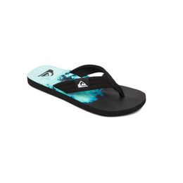 Quiksilver Sandale »Molokai Layback« Black/Green/Blue 10 (43) 10 (43) Baumwoll-Canvas-Obermaterial