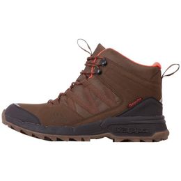 Kappa Schnürboots in tollem Materialmix mit vielen spannenden Details brown-coral 40 40 Kappa Outdoorschuh mit spannendem Materialmix