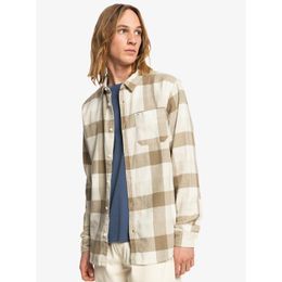 Quiksilver Langarmhemd »Motherfly« Oatmeal Motherfly XL - US-Größen US-Größen XL Stoff: Leichter Baumwollstoff [135 g/m2]