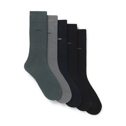 BOSS Socken »5P Uni Color CC« 5 Paar tlg. in klassischer Unifarbe Open Miscellaneou 969 47-50 47-50 Hugo BOSS Markensocken im Fünferpack