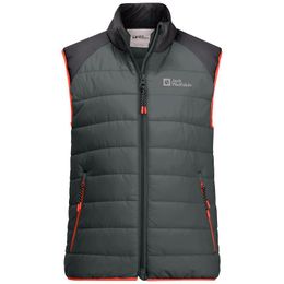Jack Wolfskin Steppweste &raquo;ZENON VEST K&laquo; slate-green 116 116 Leichte Softshell-Isolationsweste f&uuml;r Kinder