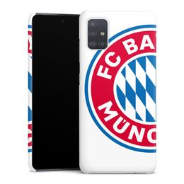 DeinDesign Galaxy A51 Handy Premium Case Smartphone Handyh&uuml;lle Schutzh&uuml;lle gl&auml;nzend Logo Fc Bayern M&uuml;nchen Fcb Premium Case