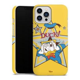DeinDesign iPhone 13 Pro Max Handy Premium Case Smartphone Handyh&uuml;lle Schutzh&uuml;lle matt Donald Duck Disney Official Licensed Product Premium Case