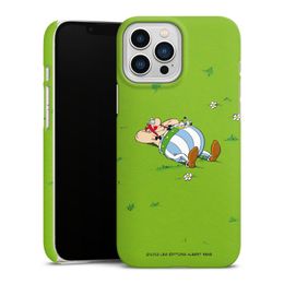 DeinDesign iPhone 13 Pro Max Handy Premium Case Smartphone Handyh&uuml;lle Schutzh&uuml;lle matt Asterix Official Licensed Product Obelix Premium Case