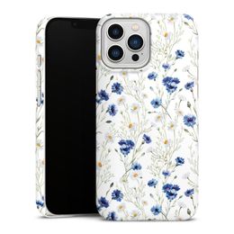 DeinDesign iPhone 13 Pro Max Handy Premium Case Smartphone Handyh&uuml;lle Schutzh&uuml;lle matt Flowers Muster Flower Premium Case