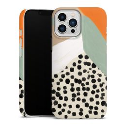 DeinDesign iPhone 13 Pro Max Handy Premium Case Smartphone Handyh&uuml;lle Schutzh&uuml;lle matt Abstract Boho Kunst Premium Case