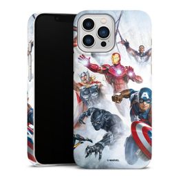 DeinDesign iPhone 13 Pro Max Handy Premium Case Smartphone Handyh&uuml;lle Schutzh&uuml;lle matt Marvel Avengers Official Licensed Product Premium Case