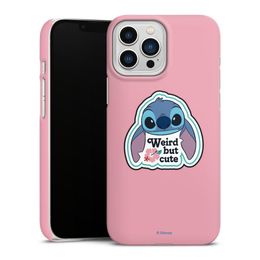 DeinDesign iPhone 13 Pro Max Handy Premium Case Smartphone Handyh&uuml;lle Schutzh&uuml;lle matt Lilo & Stitch Disney Sayings Premium Case