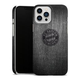 DeinDesign iPhone 13 Pro Max Handy Premium Case Smartphone Handyh&uuml;lle Schutzh&uuml;lle matt Fcb Metallic Look Fc Bayern M&uuml;nchen Premium Case