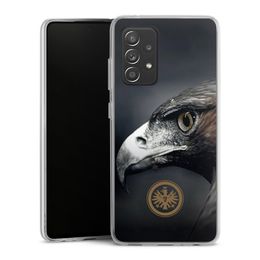 DeinDesign Galaxy A52s 5G Handy Silikon H&uuml;lle Case transparent Handyh&uuml;lle Eintracht Frankfurt Official Licensed Product Eagle Silikon Case