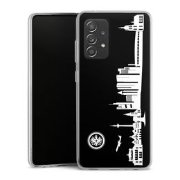 DeinDesign Galaxy A52s 5G Handy Silikon H&uuml;lle Case transparent Handyh&uuml;lle Skyline Sge Eintracht Frankfurt Silikon Case