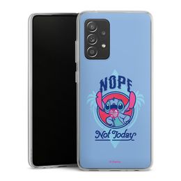 DeinDesign Galaxy A52s 5G Handy Silikon H&uuml;lle Case transparent Handyh&uuml;lle Sayings Lilo & Stitch Disney Silikon Case