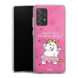DeinDesign Galaxy A52s 5G Handy Silikon H&uuml;lle Case transparent Handyh&uuml;lle Pummeleinhorn Official Licensed Product Pummel & Friends Silikon Case