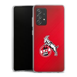 DeinDesign Galaxy A52s 5G Handy Silikon H&uuml;lle Case transparent Handyh&uuml;lle Effzeh Official Licensed Product 1. Fc K&ouml;ln Silikon Case