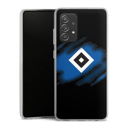 DeinDesign Galaxy A52s 5G Handy Silikon H&uuml;lle Case transparent Handyh&uuml;lle Official Licensed Product Hsv Hamburger Sv Silikon Case