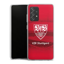 DeinDesign Galaxy A52s 5G Handy Silikon H&uuml;lle Case transparent Handyh&uuml;lle Stadium Vfb Stuttgart Official Licensed Product Silikon Case