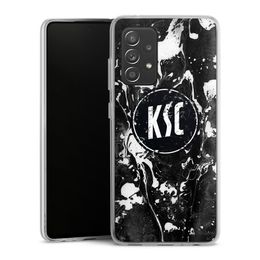 DeinDesign Galaxy A52s 5G Handy Silikon H&uuml;lle Case transparent Handyh&uuml;lle Ksc Official Licensed Product Karlsruher Sc Silikon Case