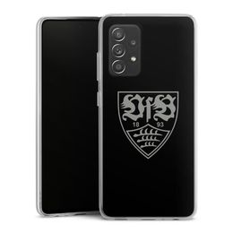 DeinDesign Galaxy A52s 5G Handy Silikon H&uuml;lle Case transparent Handyh&uuml;lle Official Licensed Product Logo Vfb Stuttgart Silikon Case
