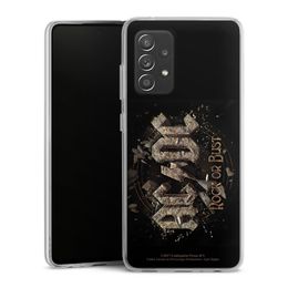 DeinDesign Galaxy A52s 5G Handy Silikon H&uuml;lle Case transparent Handyh&uuml;lle Acdc Official Licensed Product Rock Or Bust Silikon Case