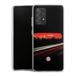 DeinDesign Galaxy A52s 5G Handy Silikon H&uuml;lle Case transparent Handyh&uuml;lle Stadium Fcb Fc Bayern M&uuml;nchen Silikon Case