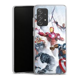 DeinDesign Galaxy A52s 5G Handy Silikon H&uuml;lle Case transparent Handyh&uuml;lle Official Licensed Product Marvel Avengers Silikon Case
